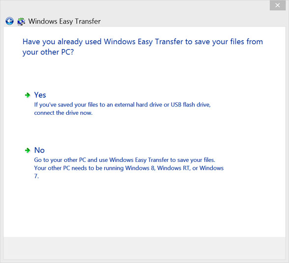 Notify the transfer from windows xp to windows 8 and its tools - Techyv.com